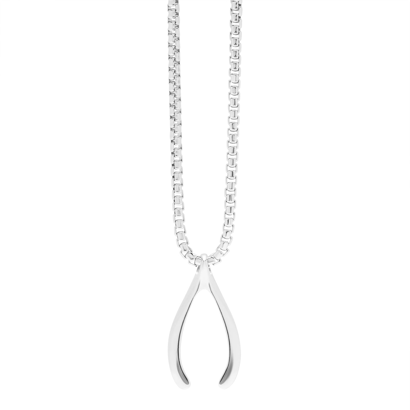 Wishbone Pendant + Chain